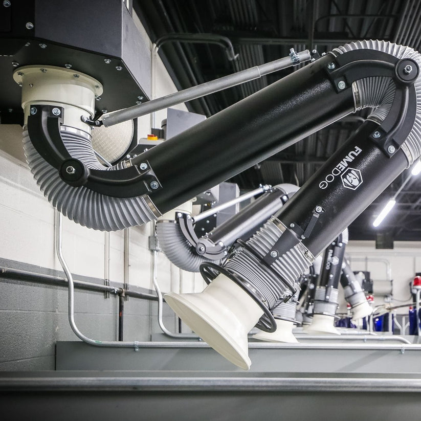 Wall-Mounted Fume Exhaust Arm | Fume Dog